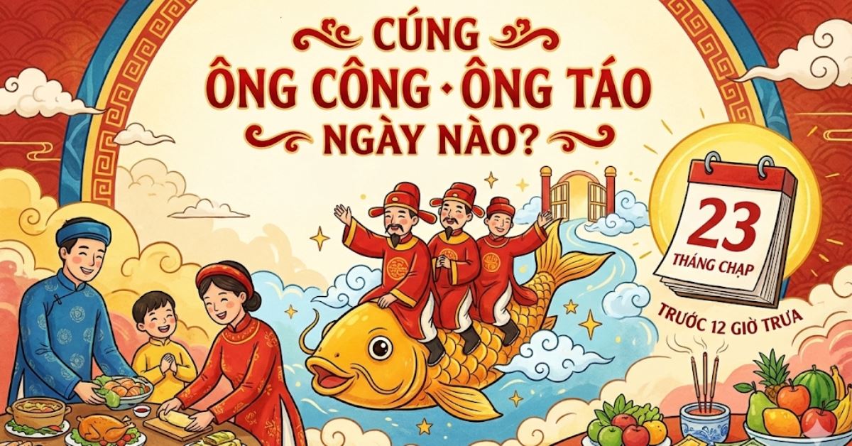 Lễ cúng ông Công ông Táo 2026: Khi nào là đẹp nhất? | AI Hay - Hỏi ngay ...