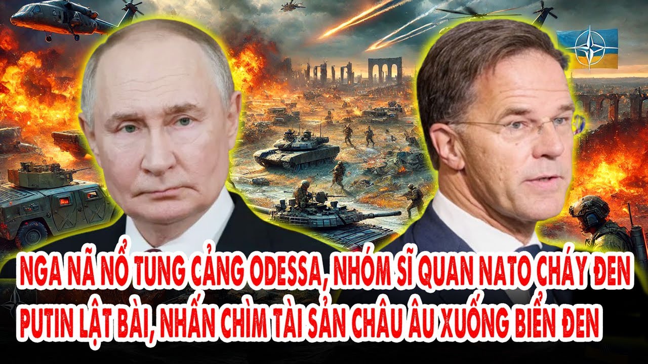 Nga bất ngờ tấn công mạnh Odessa, chặn đường ra biển của Ukraina | AI ...