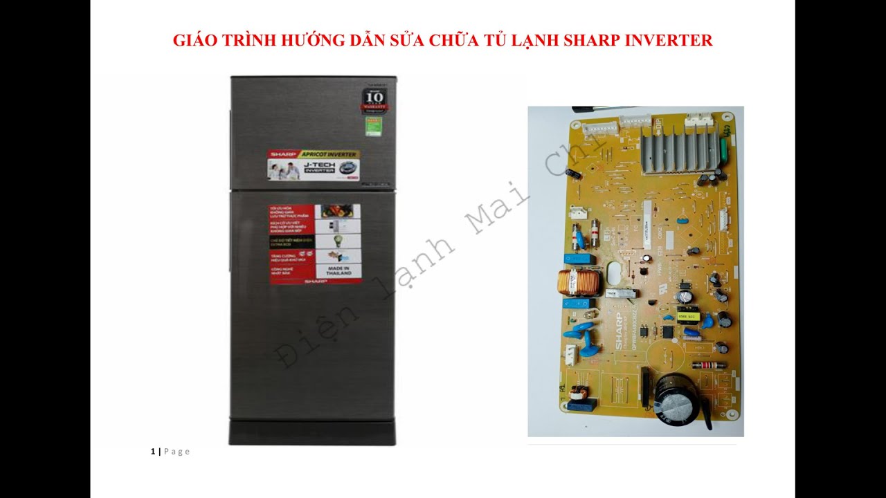 Sơ đồ mạch tủ lạnh Sharp Inverter SJ-XP382AE-DS: Cấu trúc và nguyên lý ...