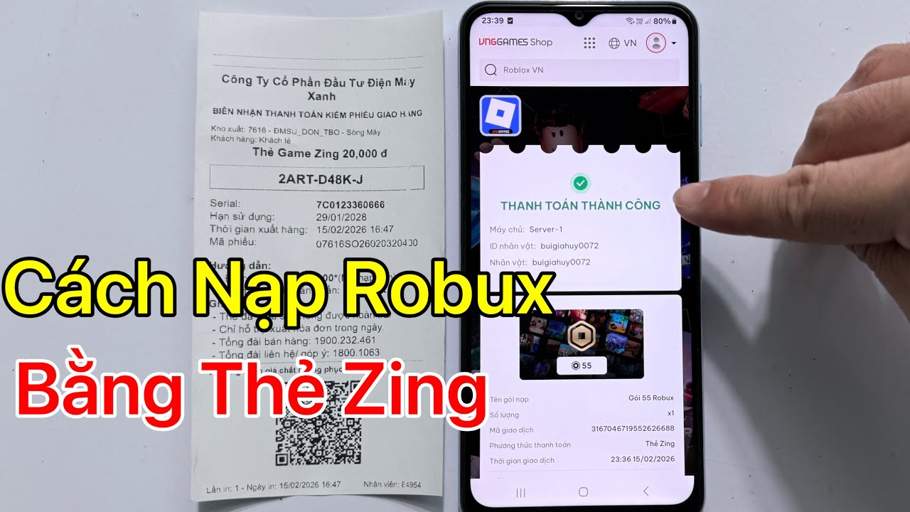 Nạp Robux VNG: Hướng dẫn chi tiết từ A-Z? | AI Hay - Hỏi ngay đáp hay