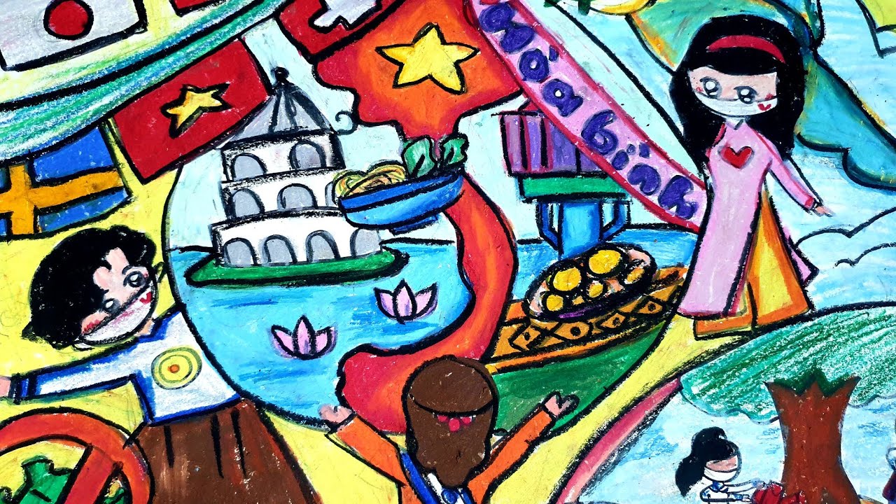 Hướng dẫn cách vẽ tranh chủ đề e yêu Hà Nội | AI Hay - Hỏi ngay đáp hay