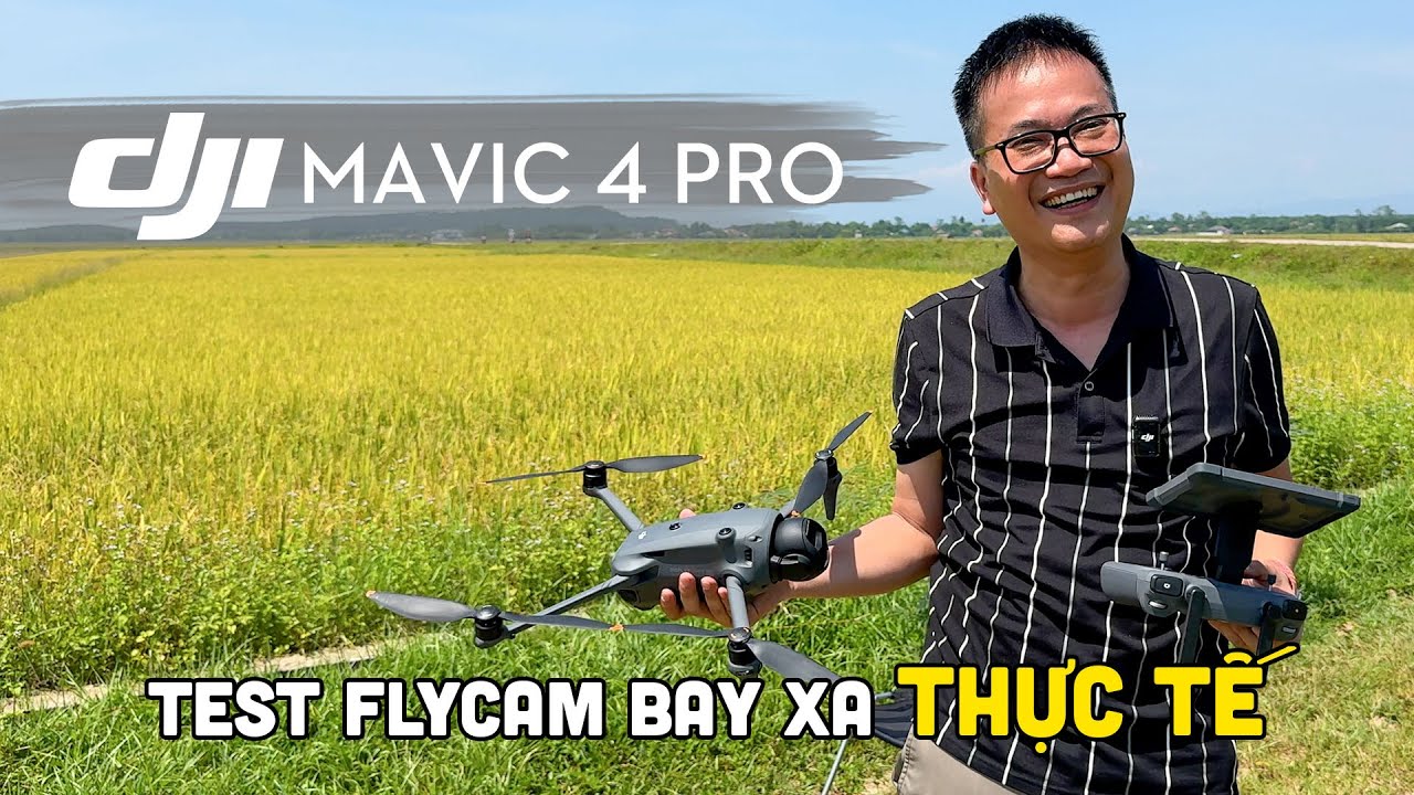 DJI Air 3 có tầm bay xa nhất trong số các flycam DJI được đề cập, phải ...