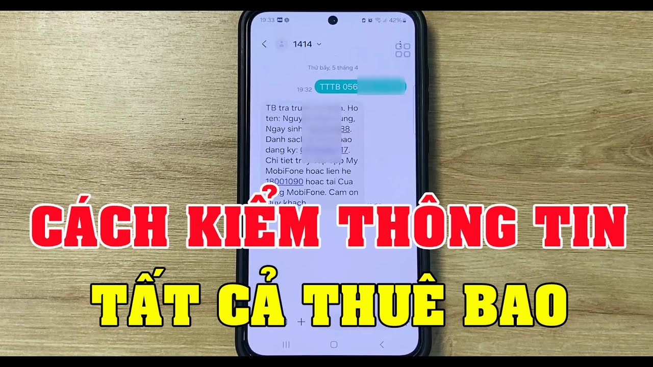 Làm thế nào để kiểm tra thông tin thuê bao MobiFone? | AI Hay - Hỏi ...