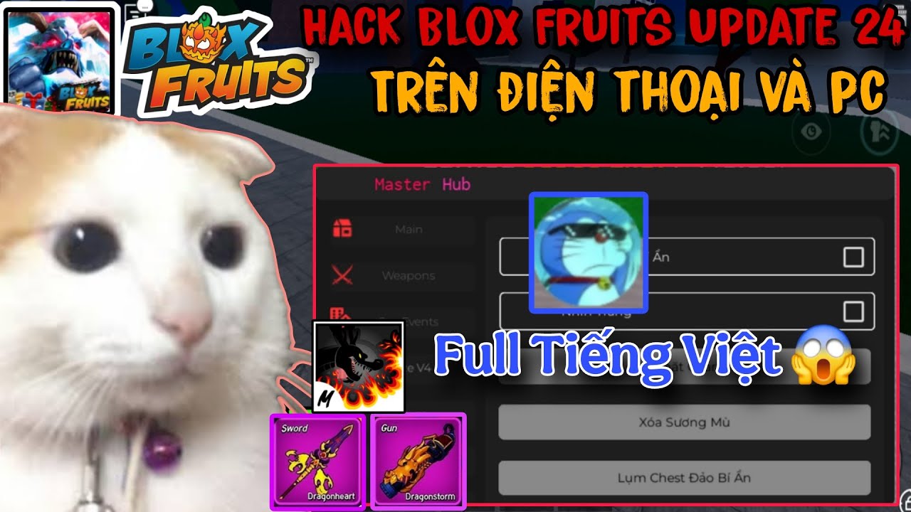 Làm thế nào để kích hoạt chế độ lụm rương trong script Doraemon cho ...