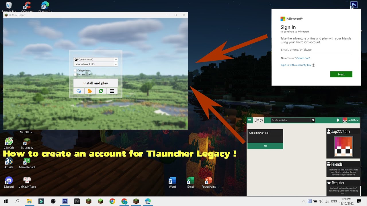 Làm thế nào để đăng nhập Legacy Launcher bằng tài khoản Microsoft? | AI ...