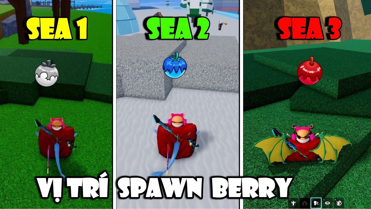 Làm thế nào để tìm Pink Pig Berry và Red Cherry Berry trong Sea 2 của ...
