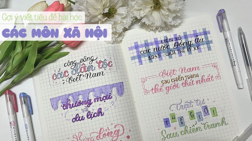Trang trí tiêu đề đẹp cho tất cả các môn | AI Hay - Hỏi ngay đáp hay