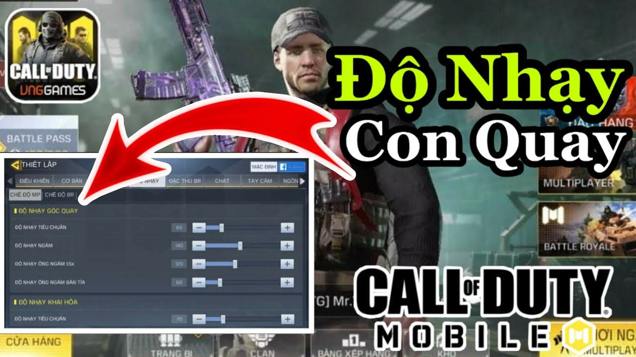 Độ nhạy Call of Duty Mobile chế độ MP: Làm sao để làm chủ mọi trận đấu ...