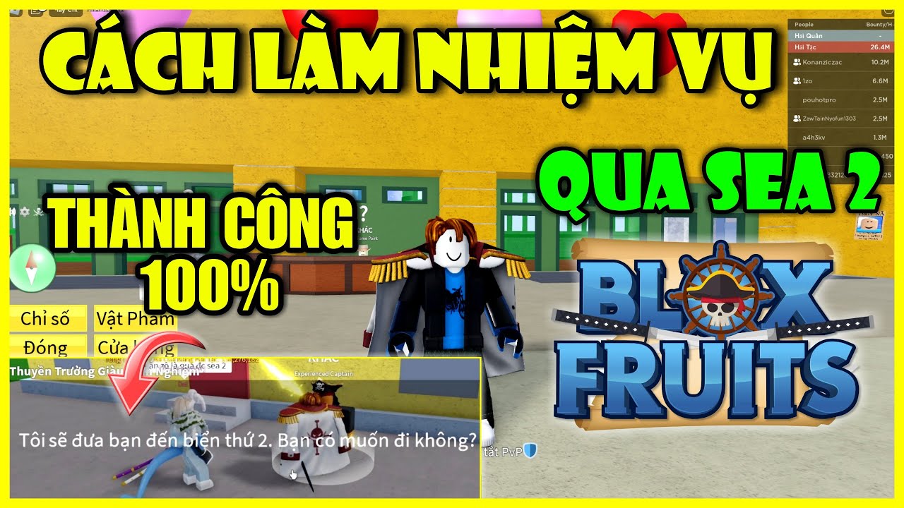 Cách lên sea 2 trong roblox | AI Hay - Hỏi ngay đáp hay