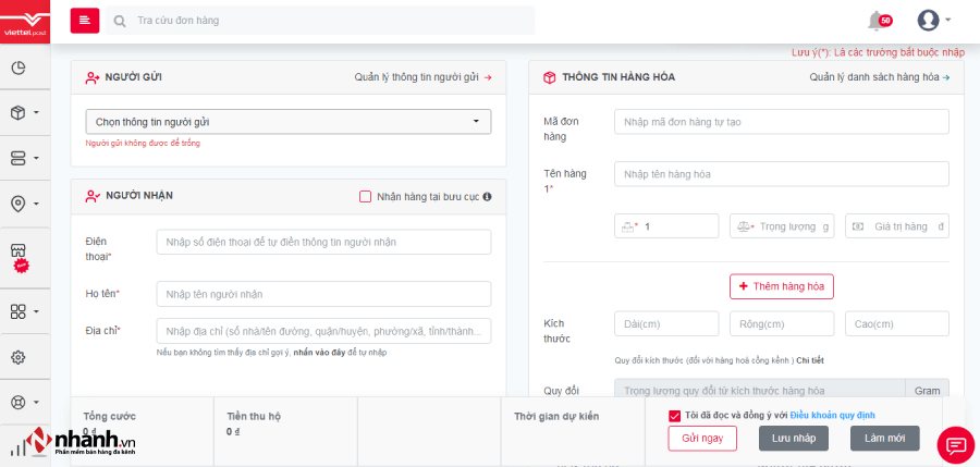 Hướng dẫn tạo đơn trên Viettel post | AI Hay - Hỏi ngay đáp hay
